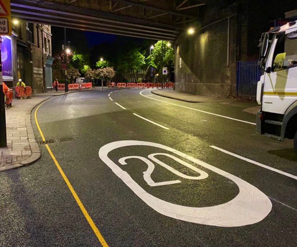 Road Marking - MasterMac Surfacing Ltd